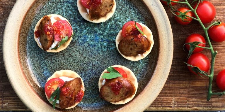 Smoked Sausage Canapé Recipe